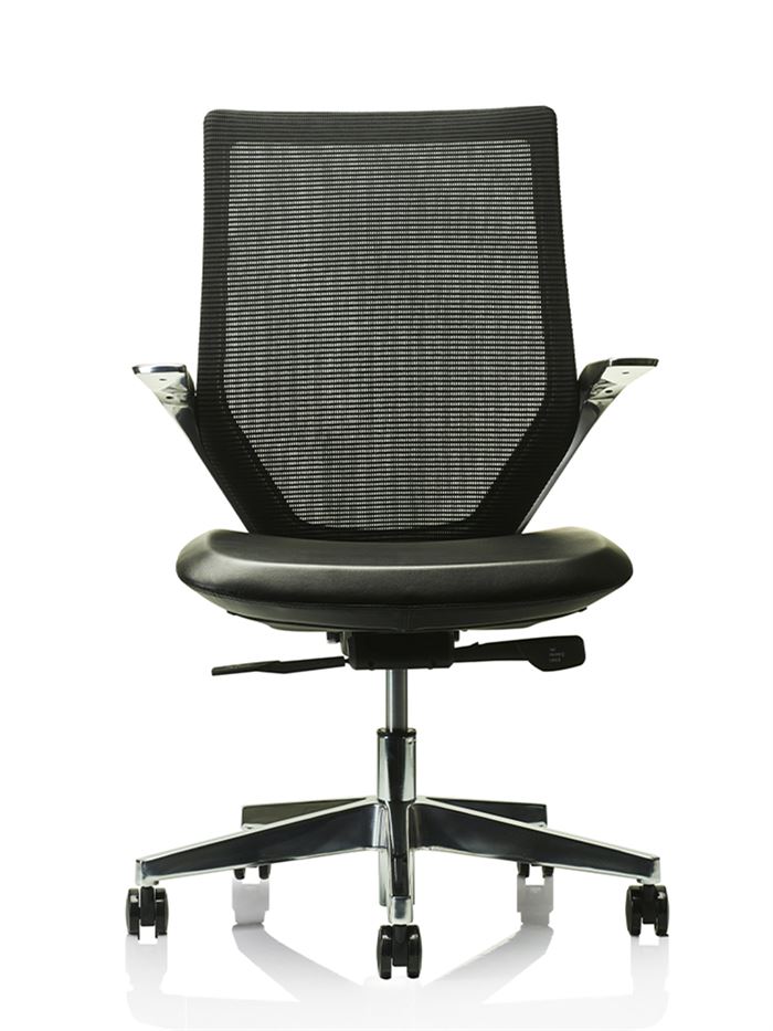 Power Chair (in Mesh back and black PU seat) - Corporate Chair Systems